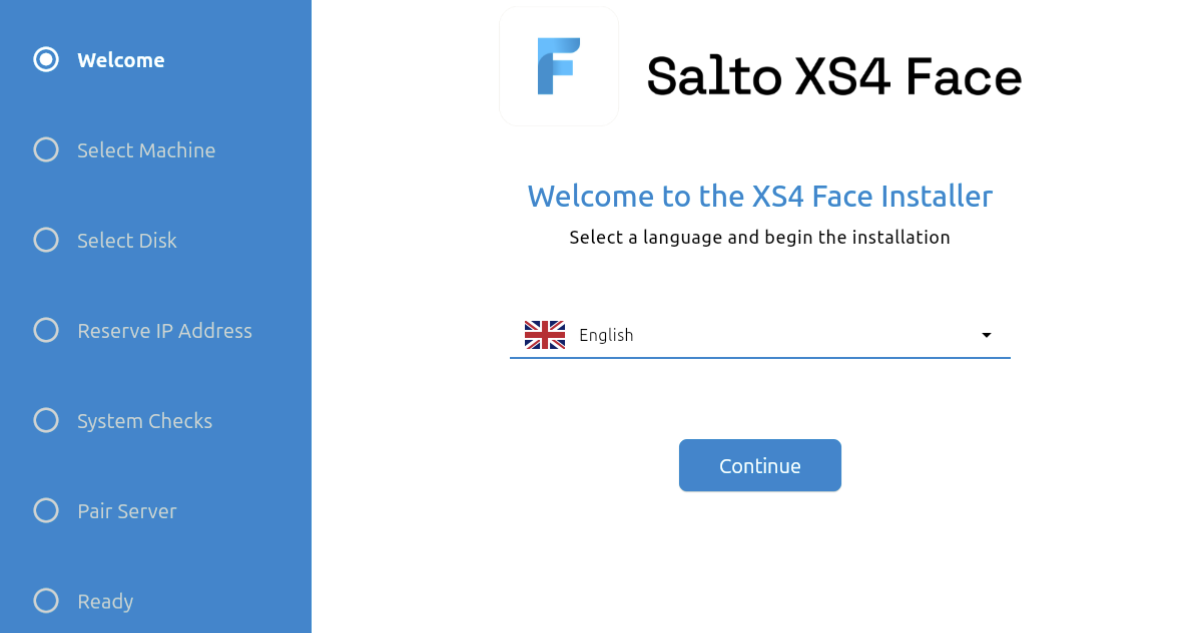 How to install XS4 Face Server software on a machine | Salto Support